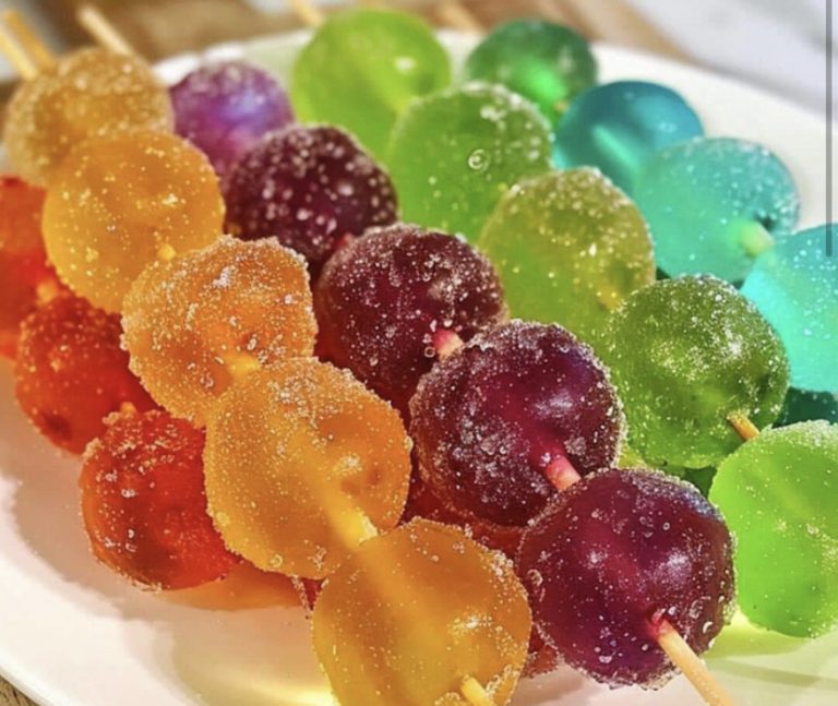Frozen Candy Grapes with Jello – RECIPES