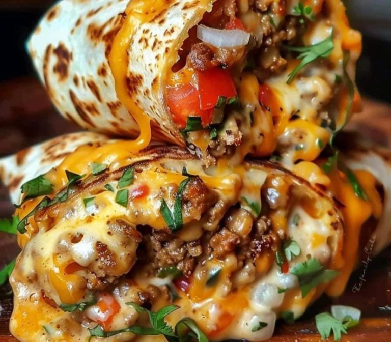 Nacho Cheese Beef Wrap – RECIPES