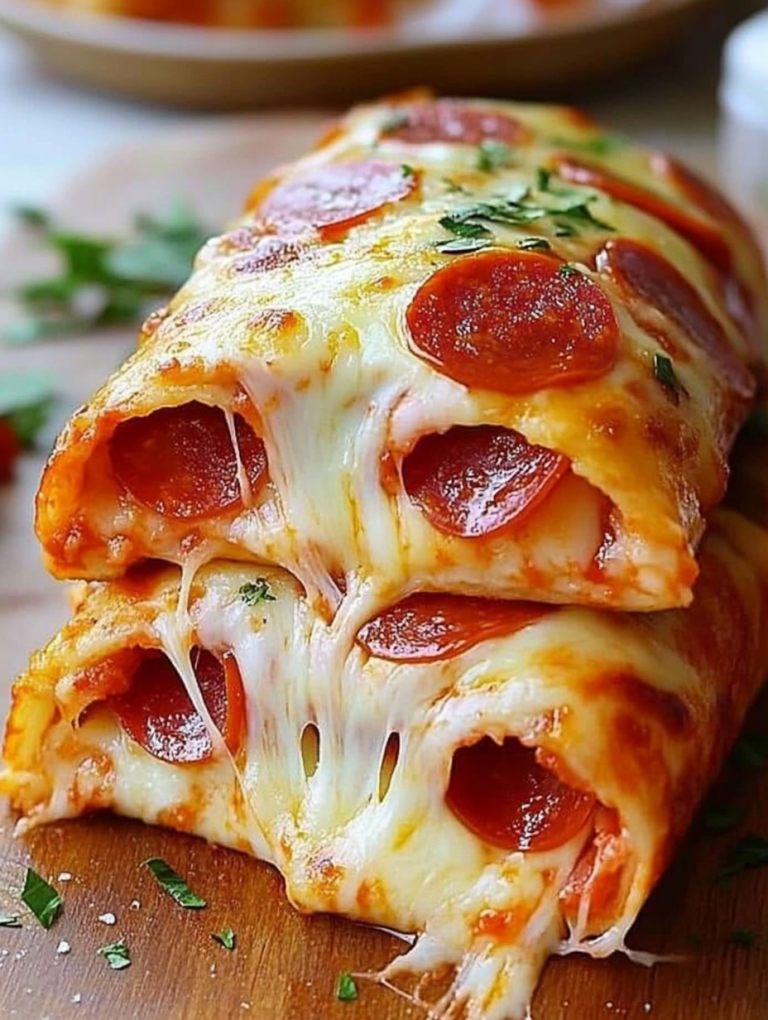 Cheesy Pepperoni Roll-Up – RECIPES