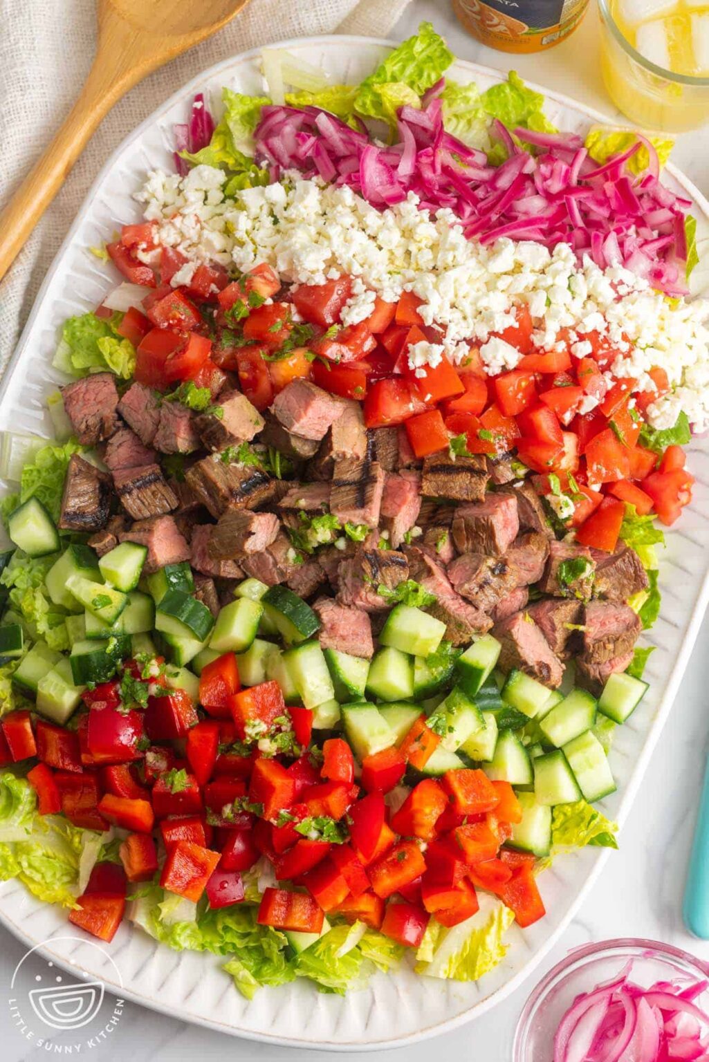 Chopped Flank Steak Salad – Feel Tasty